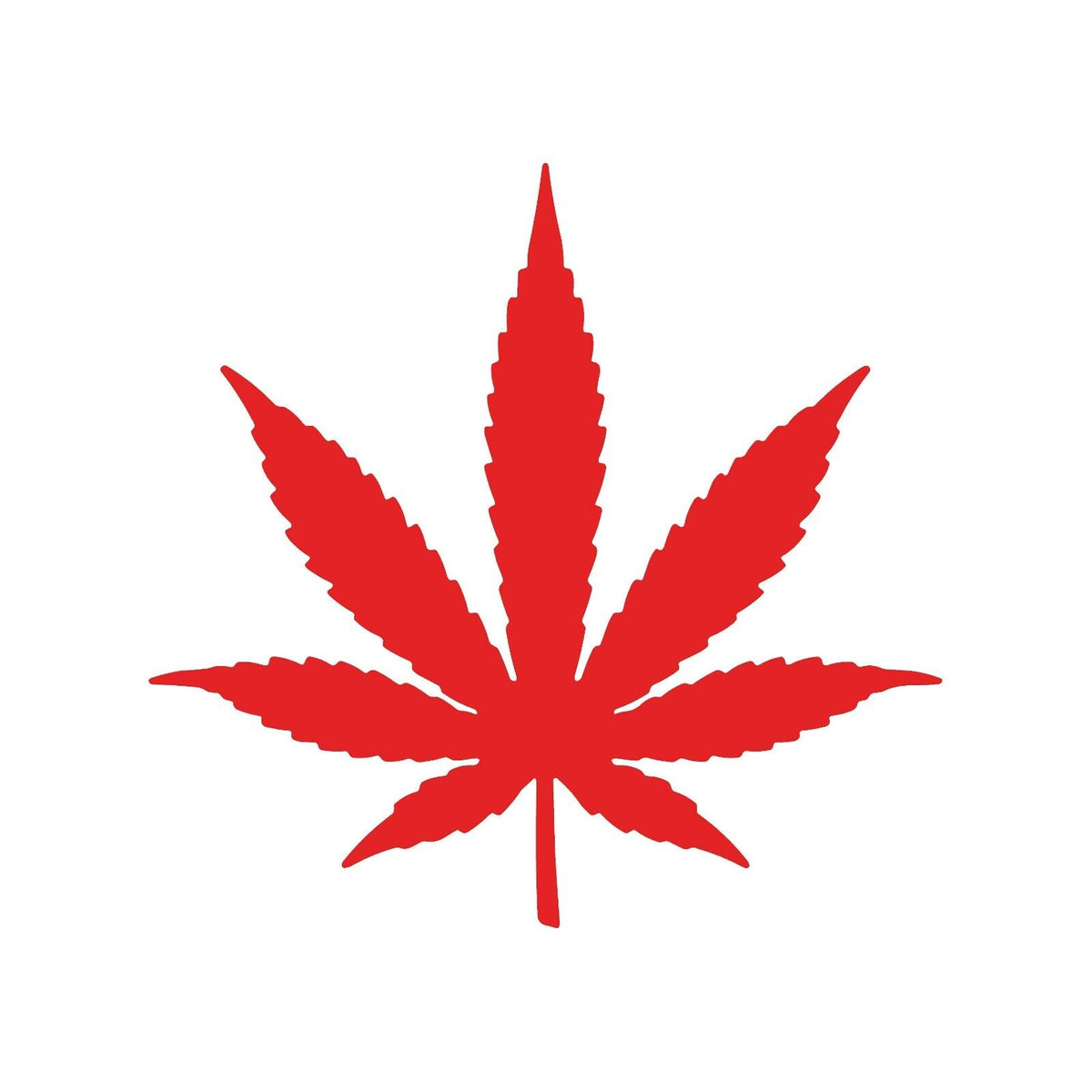 Marijuana leaf Symbol Vinyl Decal Car Window Laptop 420 Cannabis Stick ...