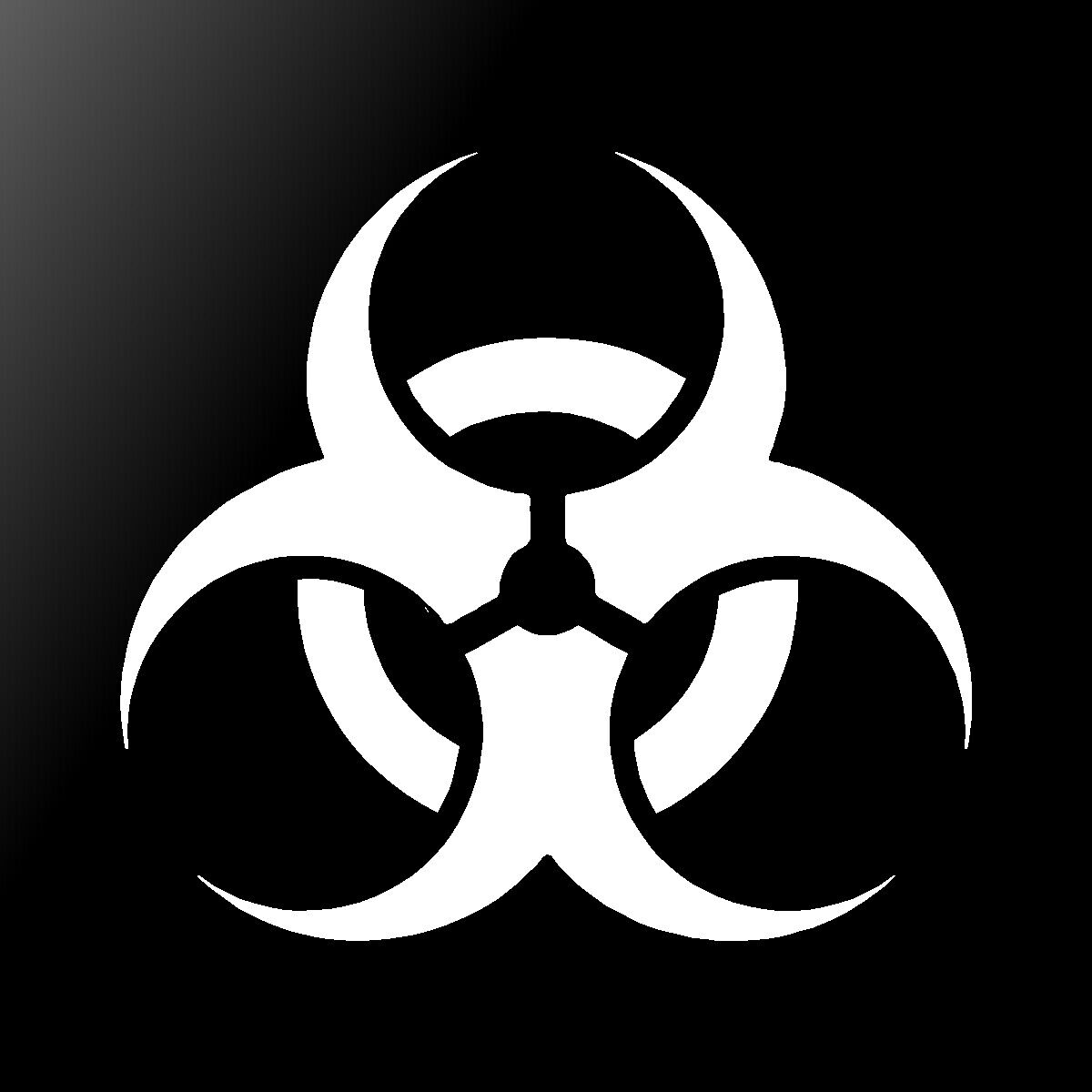 Biohazard Vinyl Decal Car Laptop Sticker – Kandy Vinyl Shop