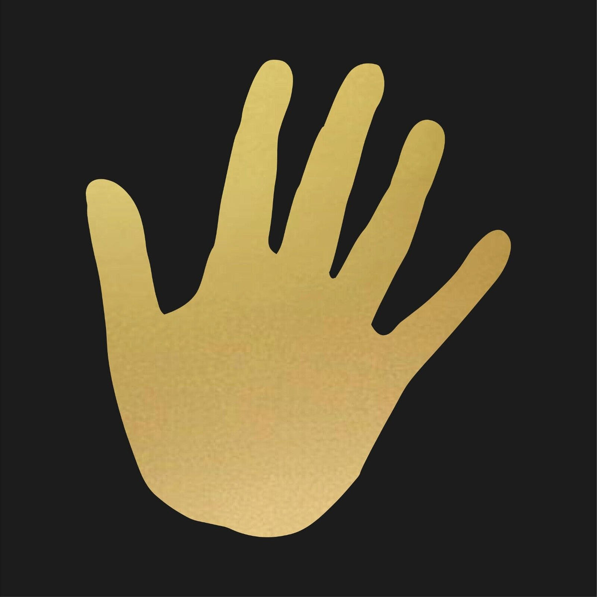 Open hand Vinyl Decal Car Window Laptop Hand Silhouette Sticker – Kandy ...