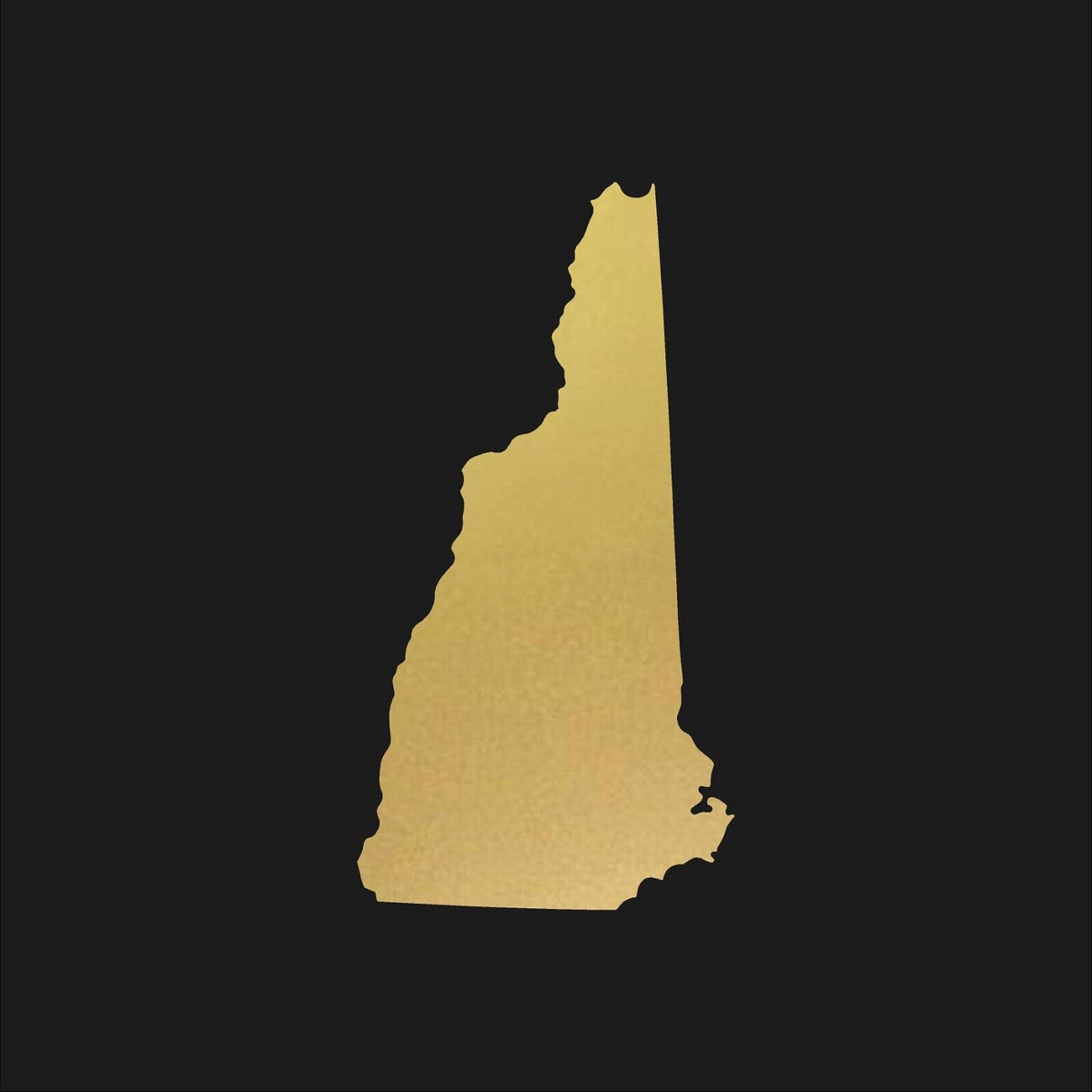 New Hampshire state Outline Vinyl Decal Car Window Laptop NH Sticker ...