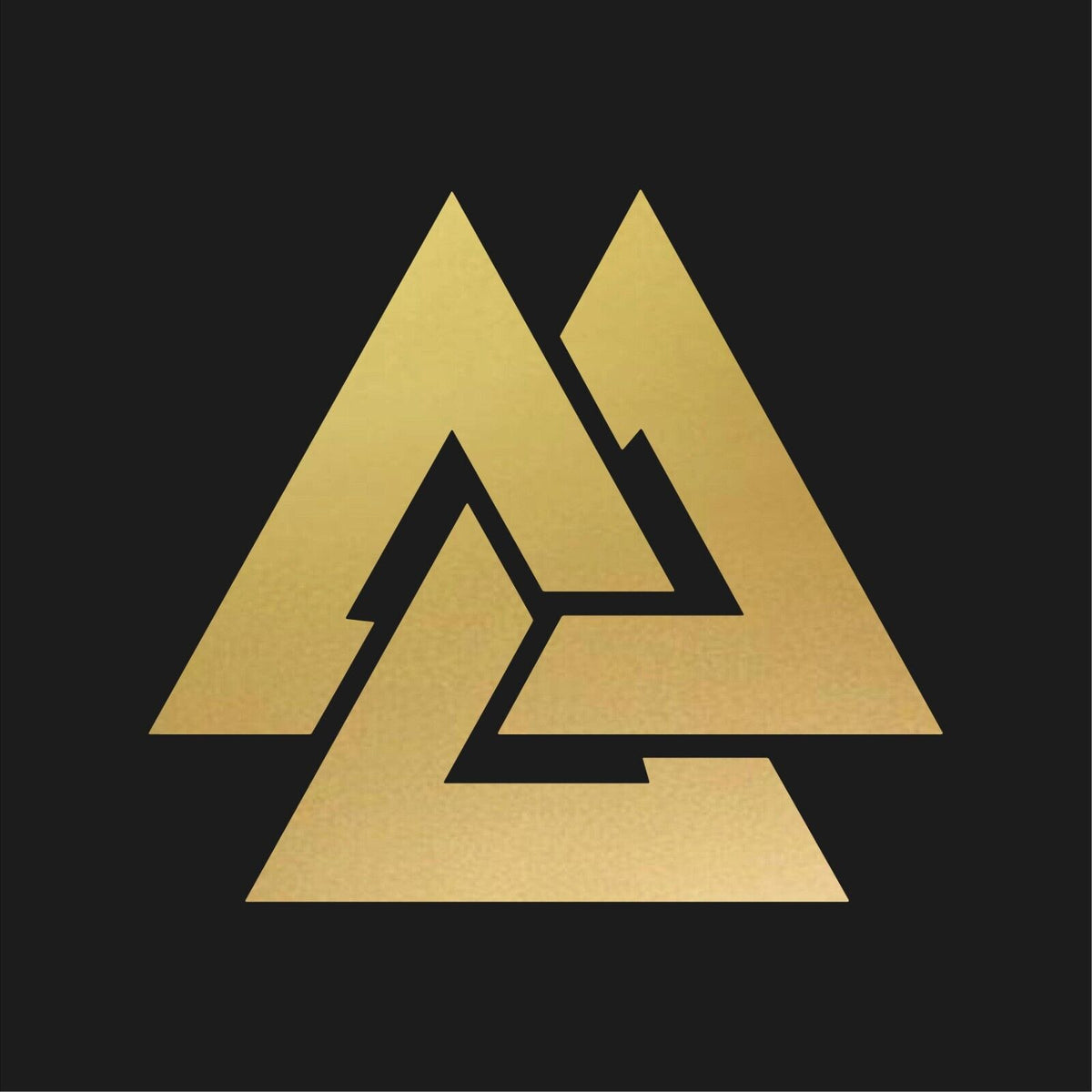 Valknut Odin Symbol vinyl decal Viking Nordic Triangles on Sticker ...