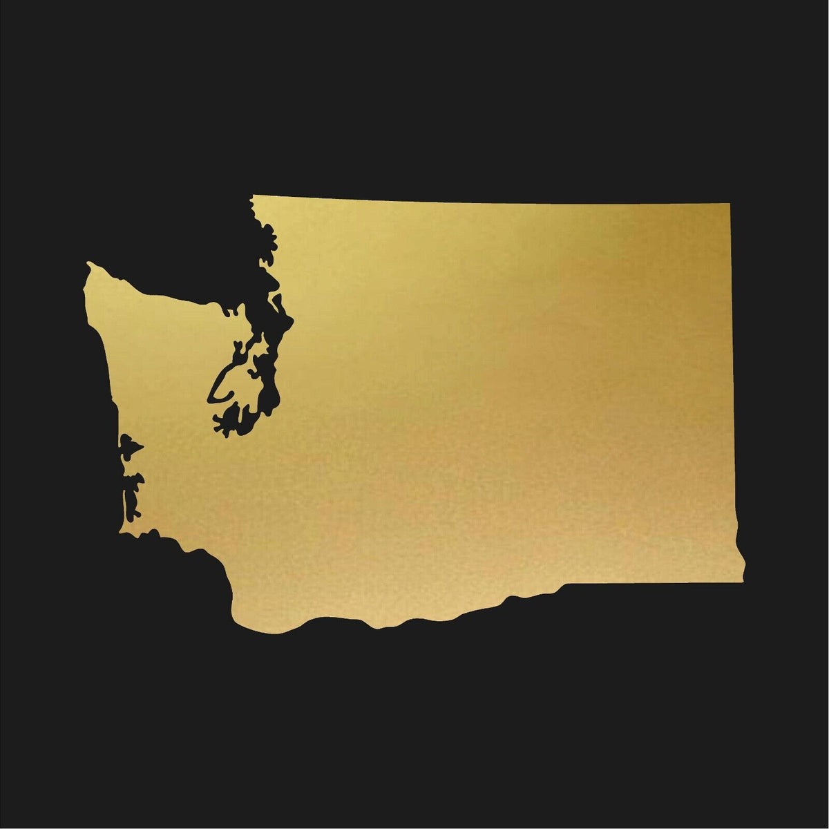 Washington state Outline Vinyl Decal Car Window Laptop WA Sticker ...