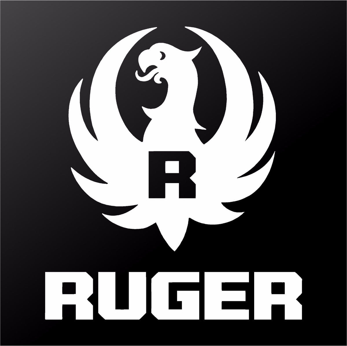 Ruger Pistols Firearms Logo Vinyl Decal Car Window Laptop Gun Case Sti ...