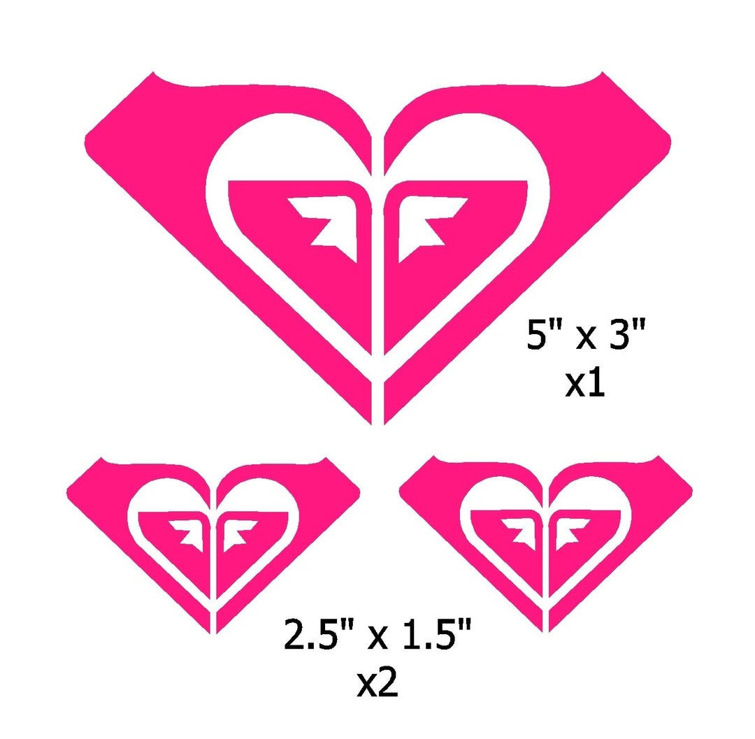 Roxy Logo Surf Girl Vinyl Decals Car Window Laptop Surfboard Stickers ...