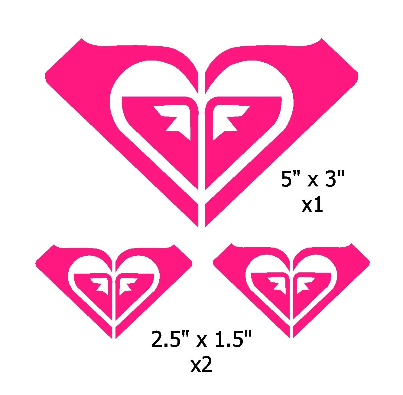 Roxy Logo Surf Girl Vinyl Decals Car Window Laptop Surfboard Stickers ...